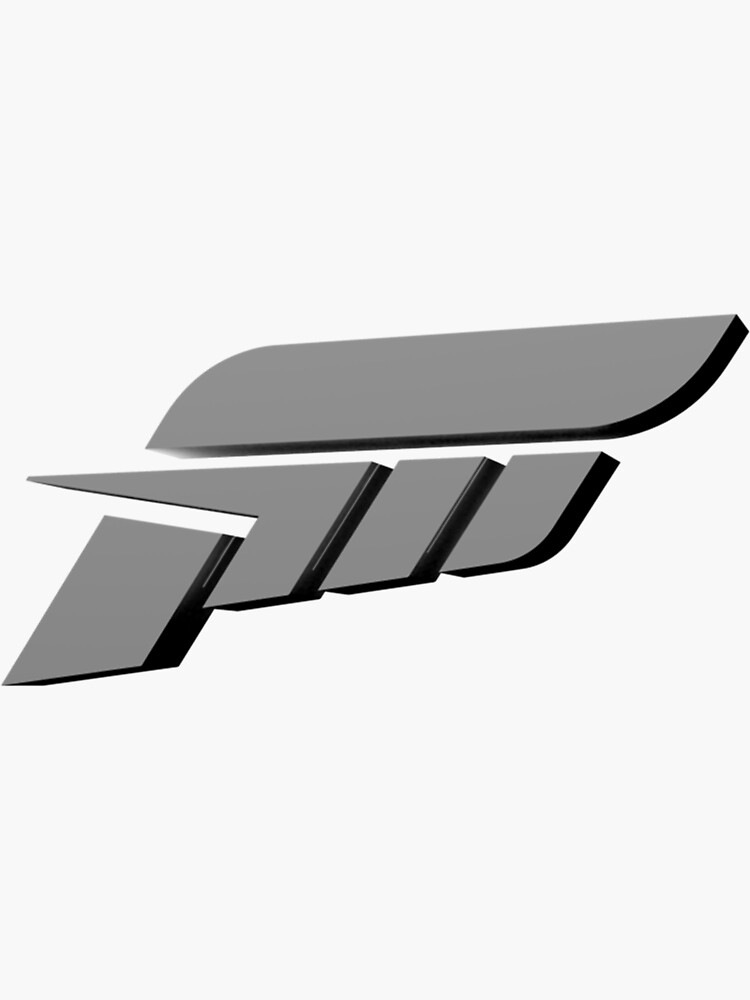 "Forza 3D Logo Premium " Sticker by Maximilianmuler | Redbubble