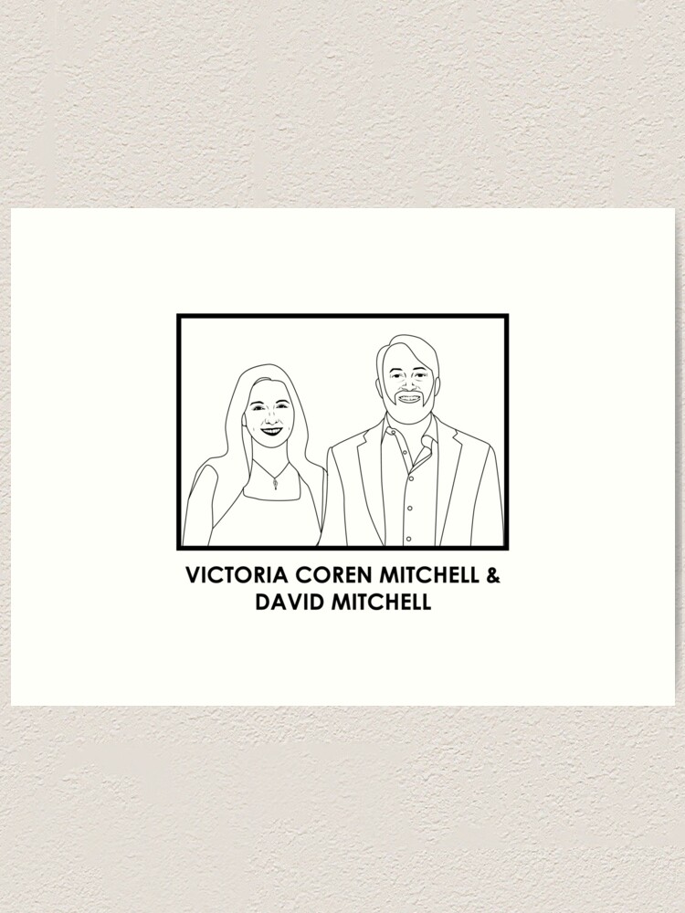 "Victoria Coren Mitchell & David Mitchell" Art Print for Sale by ...