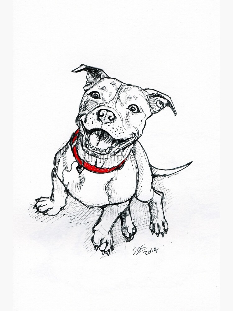 "Happy Staffie" Canvas Print for Sale by jurious | Redbubble