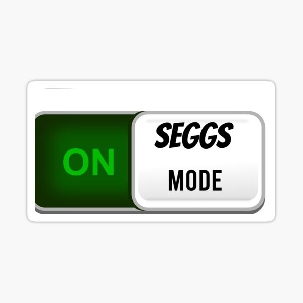 "SEGGS" Sticker by 2022catchstore | Redbubble