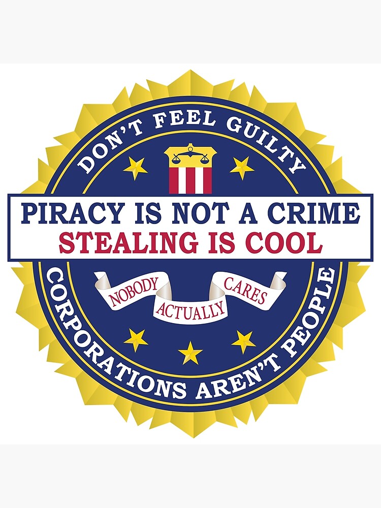 "FBI Anti-Anti-Piracy" Poster for Sale by jacby | Redbubble