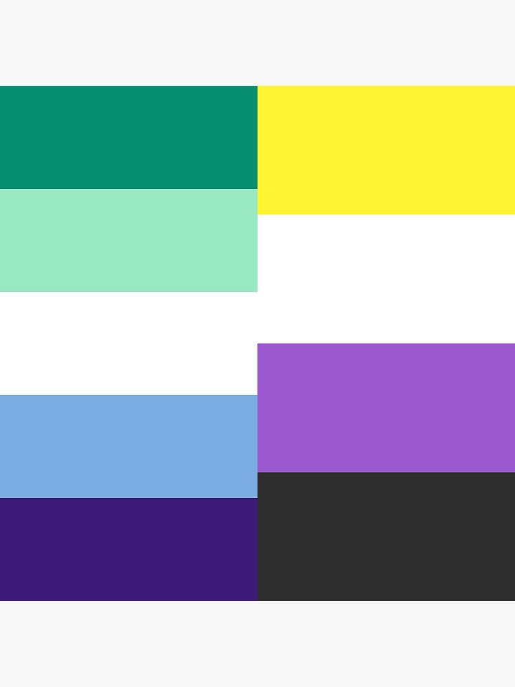 "Gay Man + Nonbinary Flags" Sticker for Sale by neopronouns | Redbubble