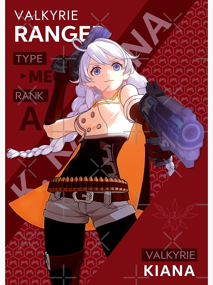 "Kiana Kaslana Valkyrie Ranger Honkai Impact" Canvas Print by Saikishop ...