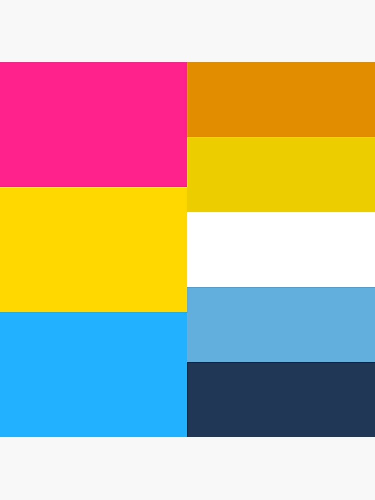 "Pan + Aroace Flags" Sticker for Sale by neopronouns | Redbubble