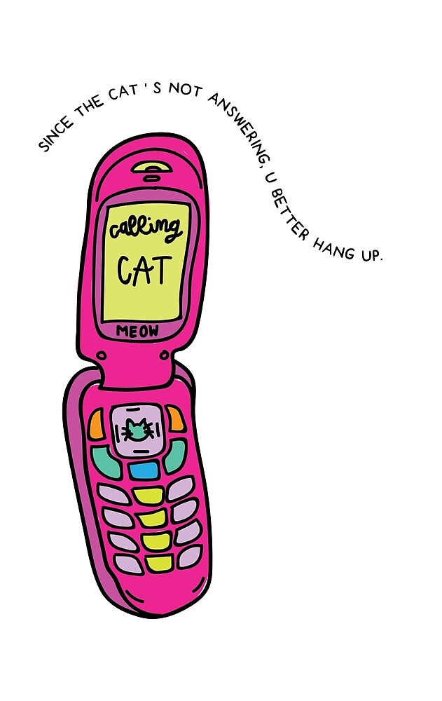 "Cat Calling Pink" by projectconsent | Redbubble