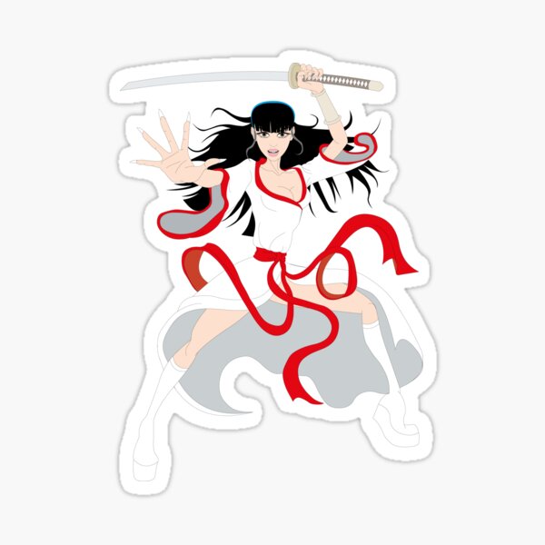 "ninja girl with sword" Sticker for Sale by amid999 | Redbubble