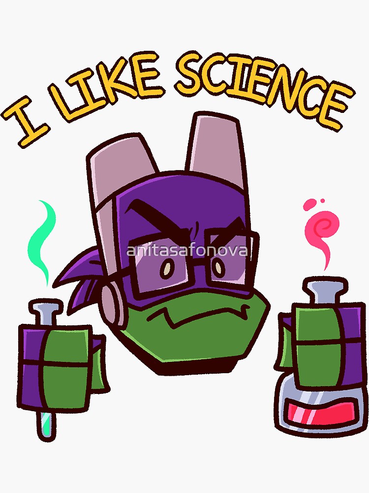 "I like science" Sticker for Sale by anitasafonova | Redbubble