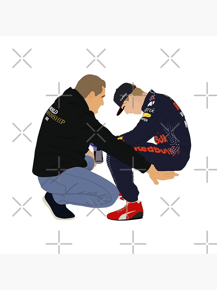 "Jos und Max Verstappen feiern Max den Gewinn der Formel-1 ...