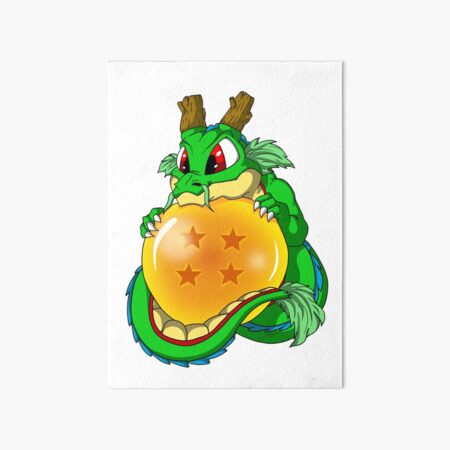 "SHENRON CHIBI DRAGON BALL" Art Board Print for Sale by KrokMin | Redbubble