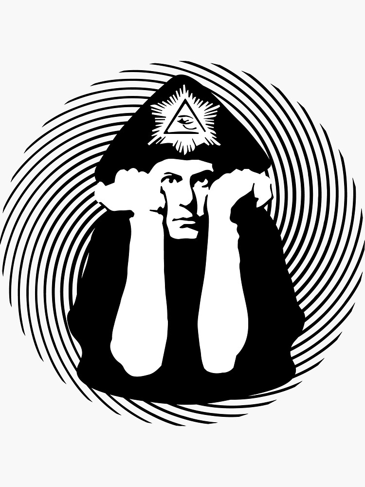 "Aleister Crowley Golden Dawn" Sticker for Sale by jacby | Redbubble