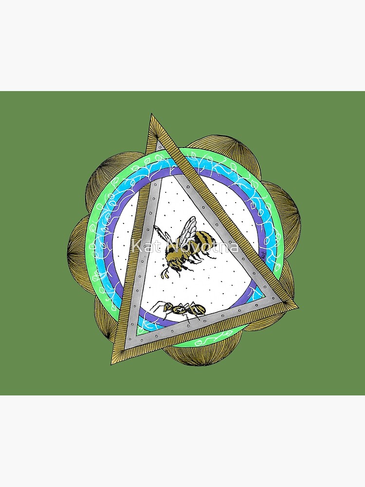 "Alchemy of the Forest: Bee & Ant" Poster by Katreative | Redbubble