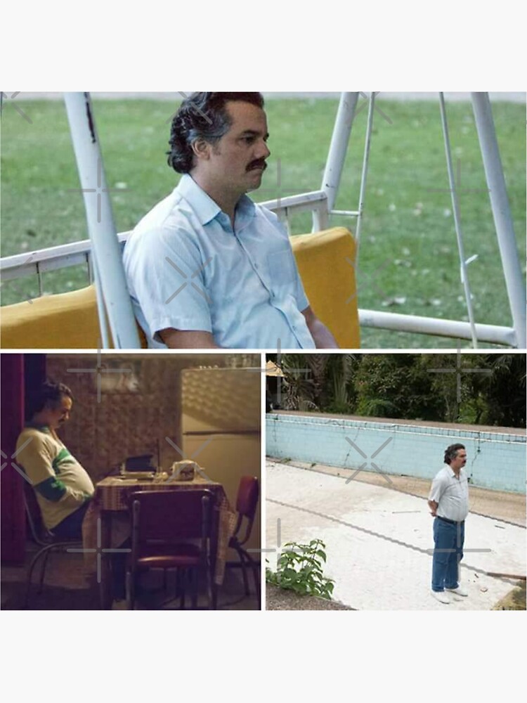 "Waiting man MEME" Sticker by Kyiomi | Redbubble