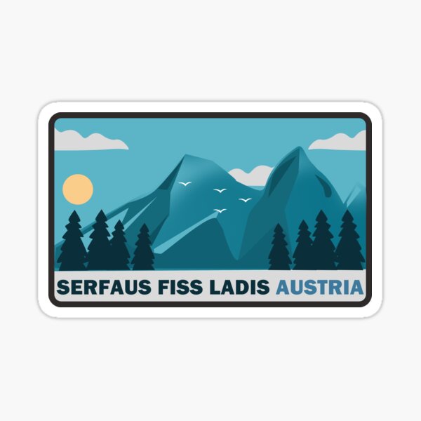 "Serfaus Fiss Ladis Austria" Sticker for Sale by Madhoun-Shop | Redbubble