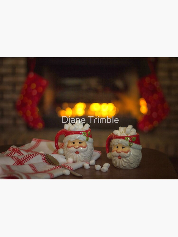 "it's a marshmallow world" Sticker for Sale by Diane Trimble | Redbubble