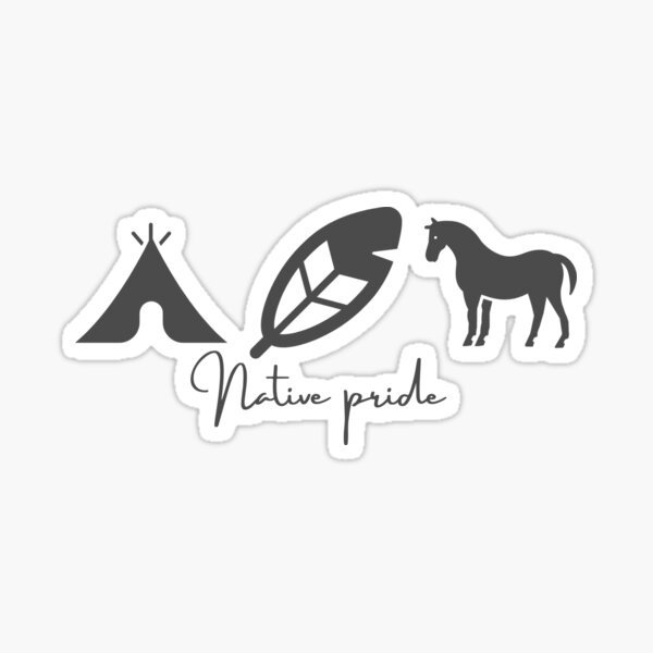 "Native Pride" Sticker by LaffingScotsman | Redbubble
