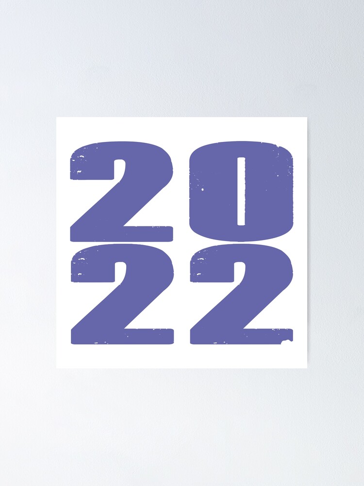 "Pantone Color of the Year 2022 Very Peri Periwinkle Blue Typography ...