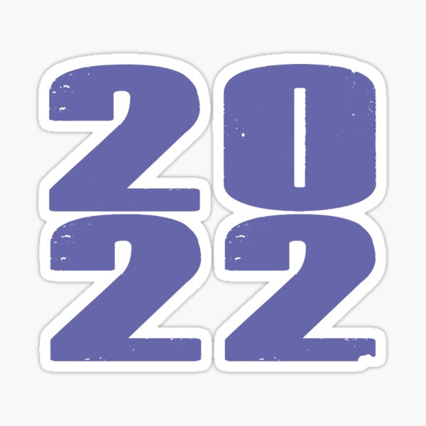 "Pantone Color of the Year 2022 Very Peri Periwinkle Blue Typography ...