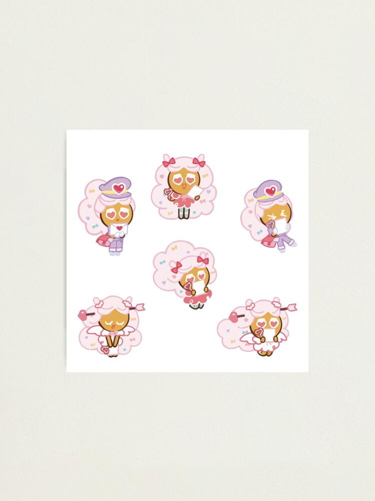 "Cotton candy Cookie run kingdom sticker pack" Photographic Print by ...