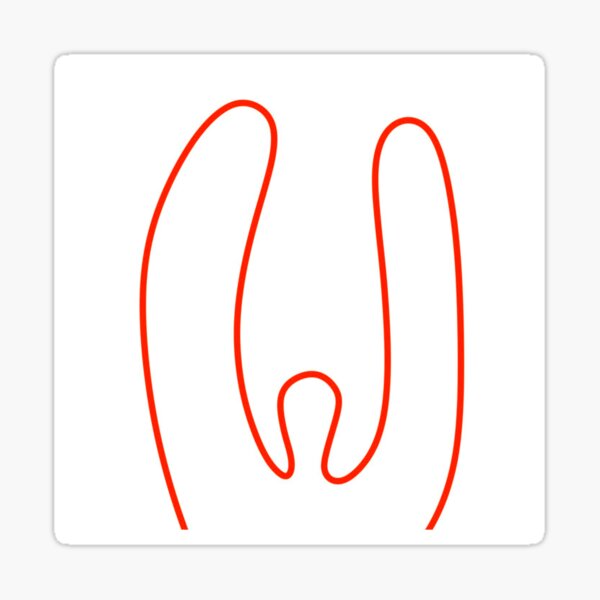 "hands up" Sticker by qissa | Redbubble