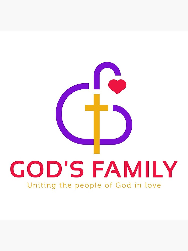 "God's Family Merch logo" Art Print for Sale by Everell | Redbubble