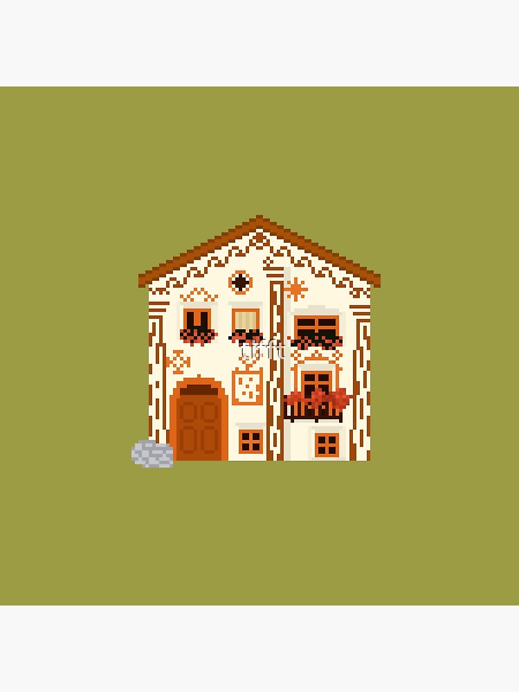 "Earthy and Cute Home Pixel Art" Poster by tifft | Redbubble