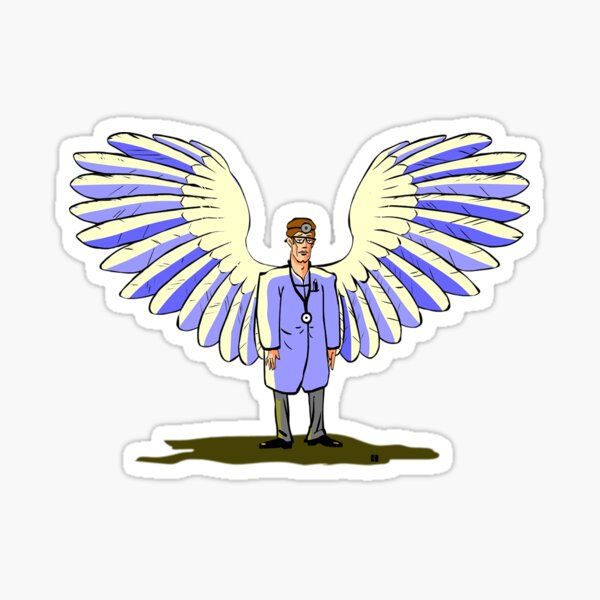"Dr. Robert" Sticker for Sale by Automyth001 | Redbubble