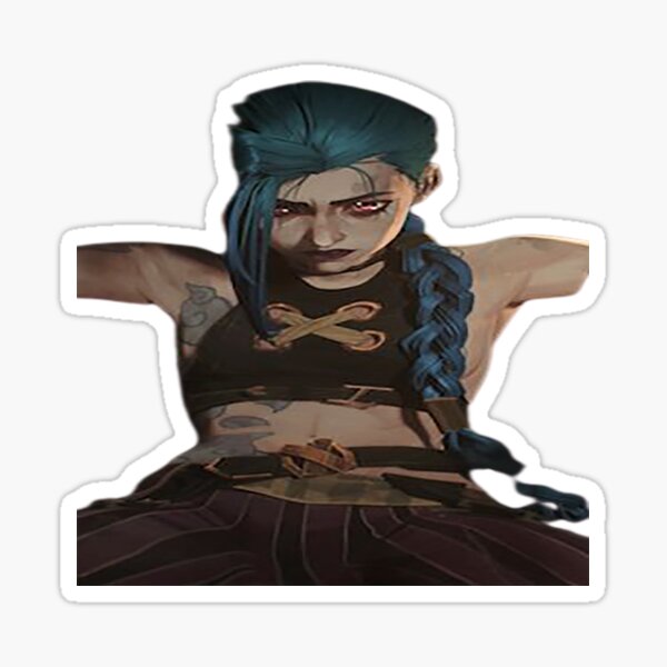 "jinx" Sticker by Shiroiiii | Redbubble
