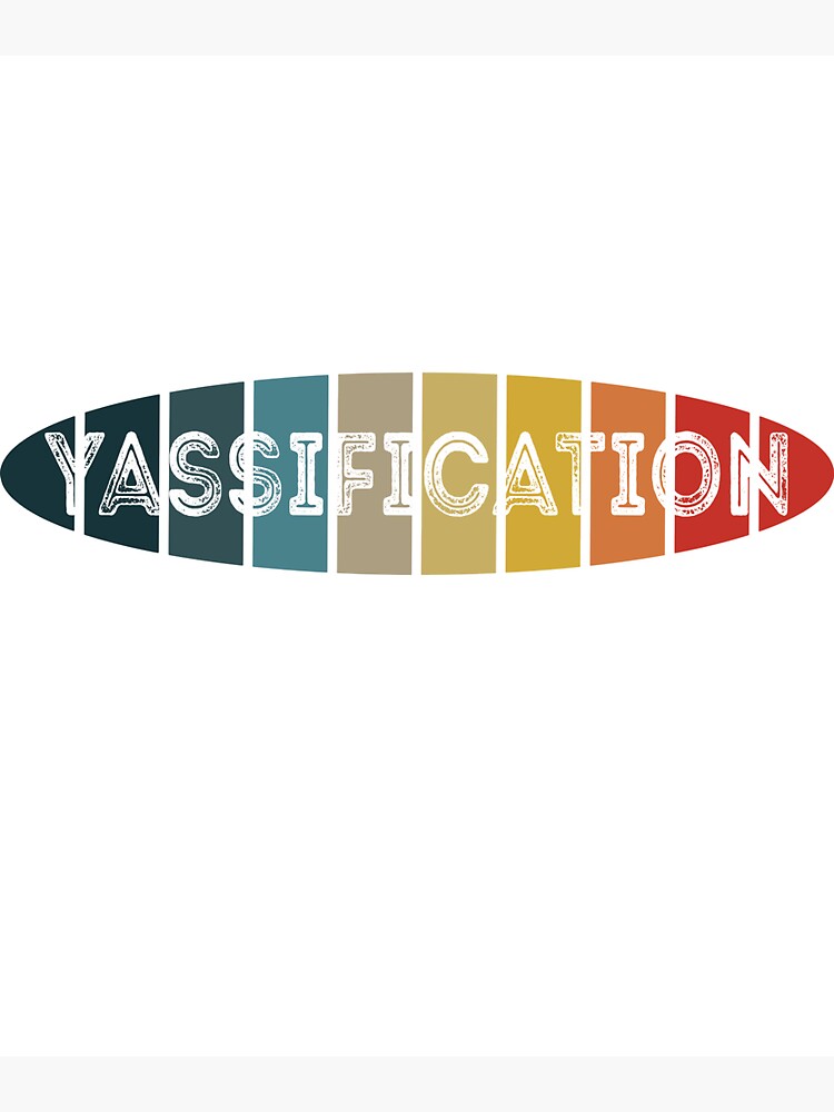 "Copy of yassification" Sticker by Moumnistore | Redbubble
