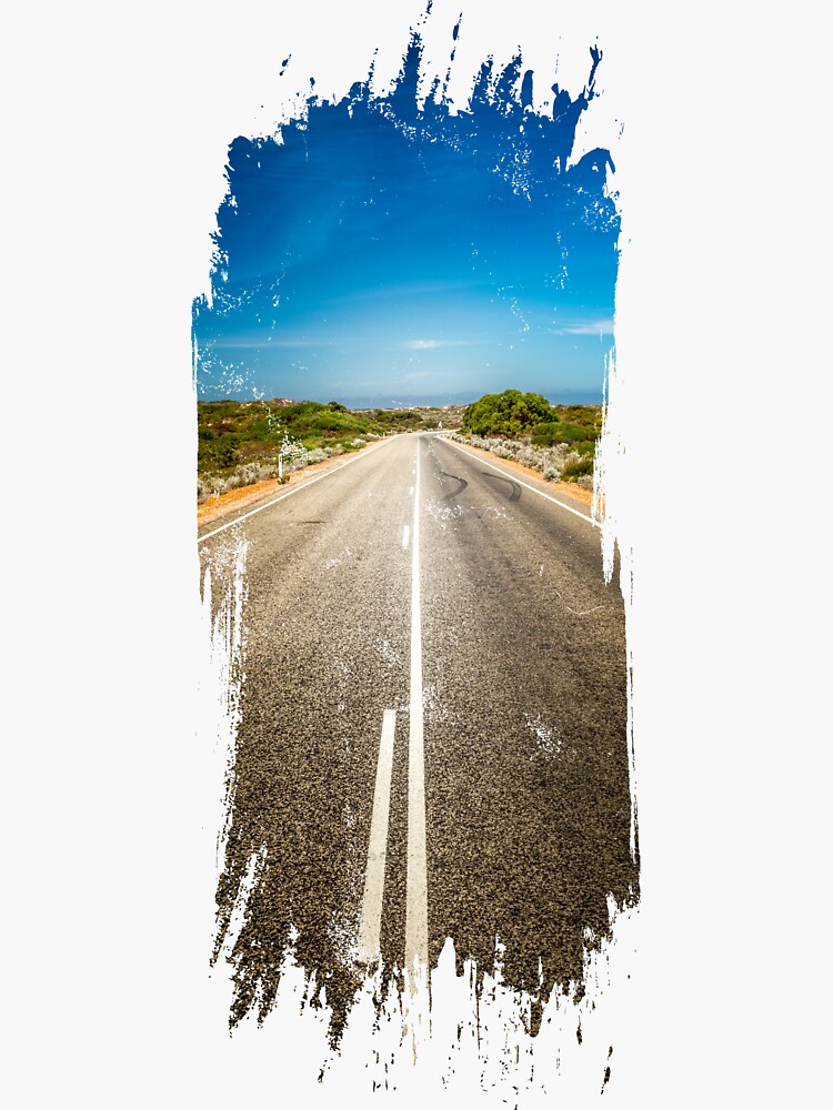 "The Open Road" Sticker for Sale by neilcooperphoto | Redbubble