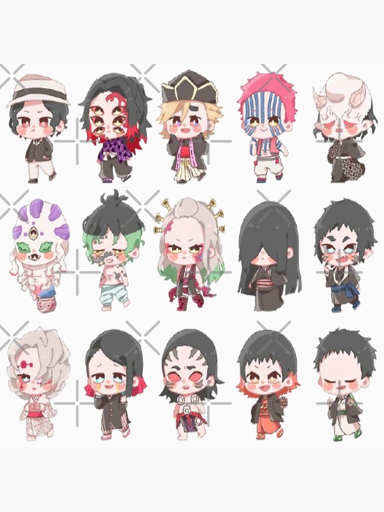 "demon Slayer upper moons - kawaii demon Slayer " Poster by suny-shop ...