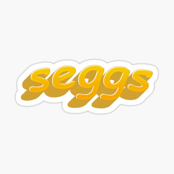 "Seggs design" Sticker for Sale by LukjanovArt | Redbubble