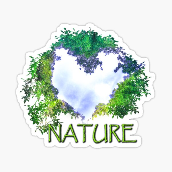 "Natures Heart | The Nature Conservancy " Sticker by hossamsoud | Redbubble