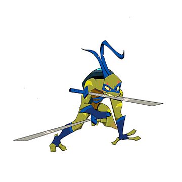 "ROTTMNT Leo" Sticker for Sale by duffuma | Redbubble