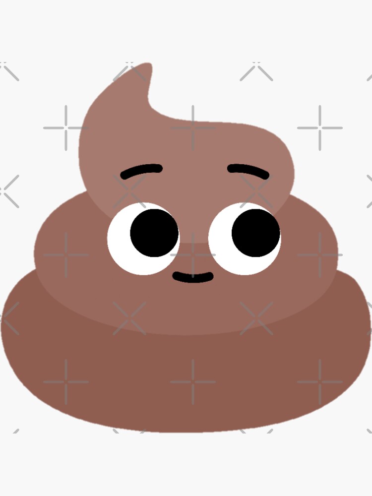 Pegatina «yo caca, emoji gracioso, meme» de Special-Art1 | Redbubble