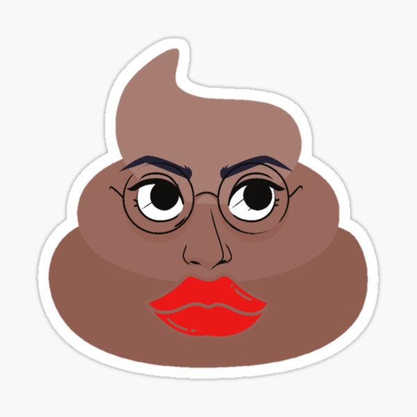 "i caca, funny emoji, meme" Sticker by Special-Art1 | Redbubble