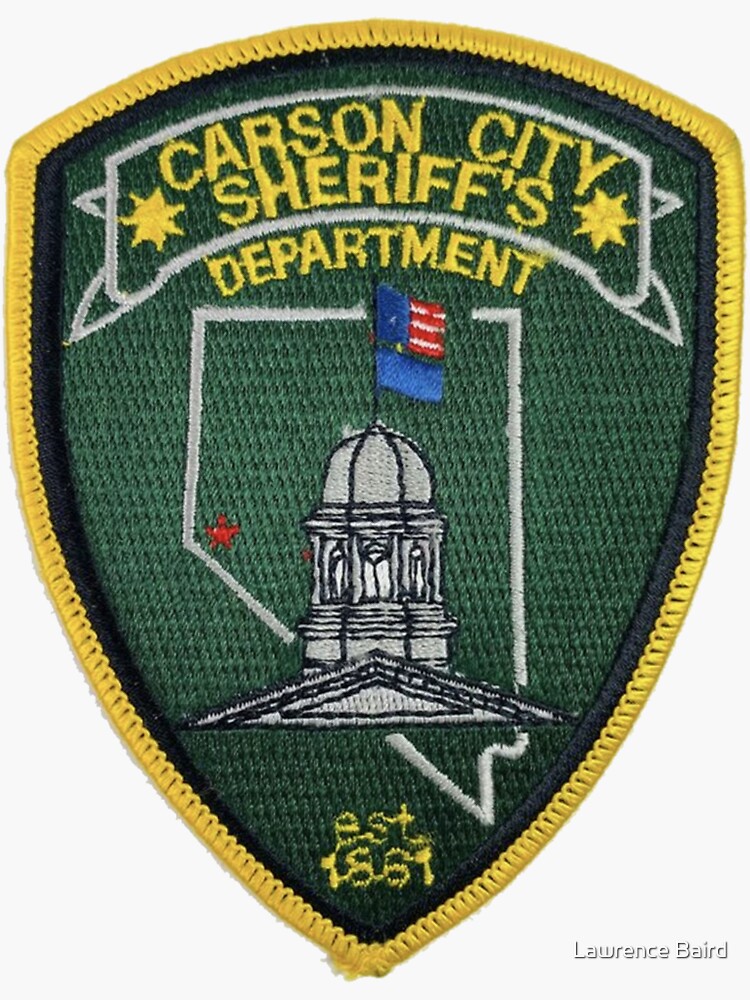"Carson City Sheriff's Department" Sticker for Sale by lawrencebaird ...