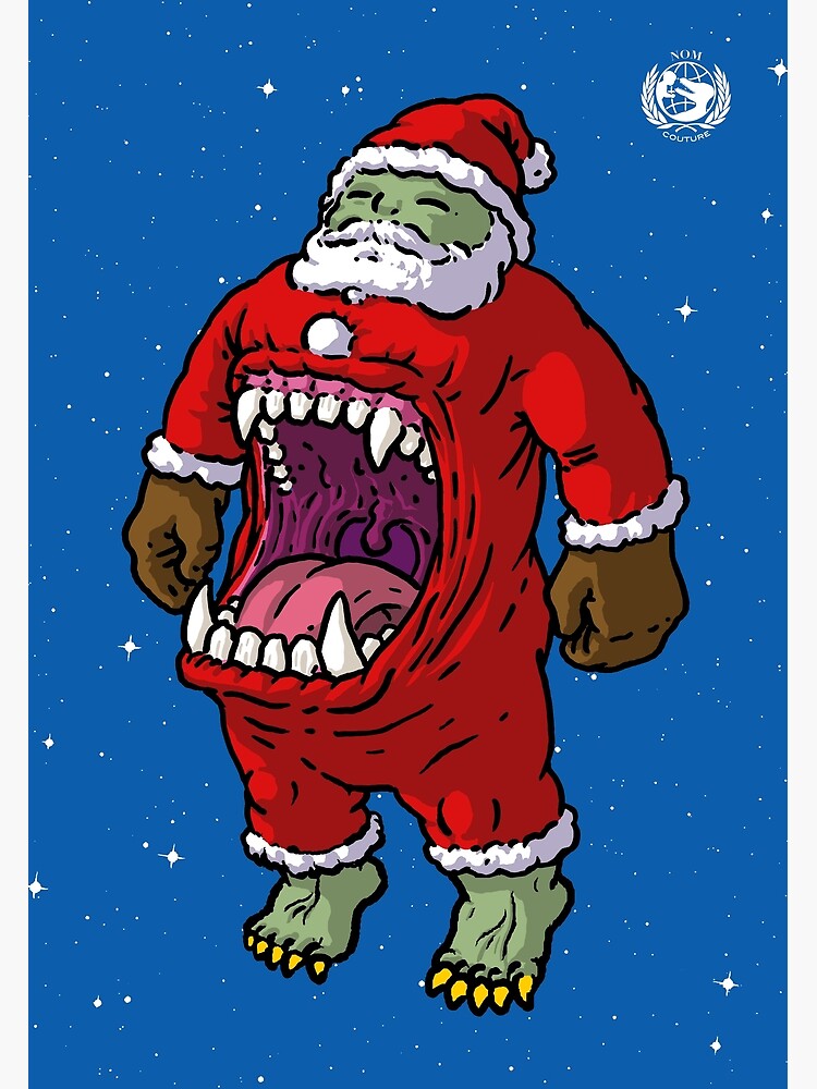 "Alien Claus" Poster by NomCouture | Redbubble