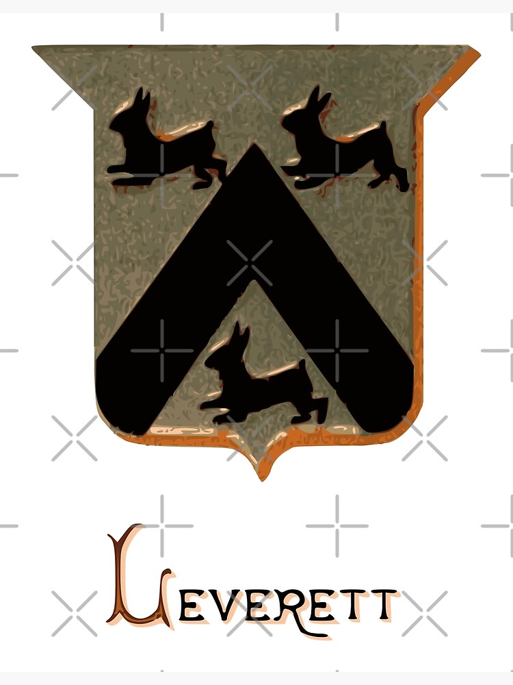 "Leverett Family Coat of Arms" Poster for Sale by Heraldica | Redbubble