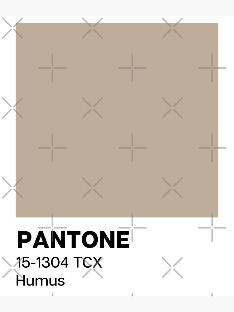"Pantone Humus" Sticker for Sale by piastrelli | Redbubble