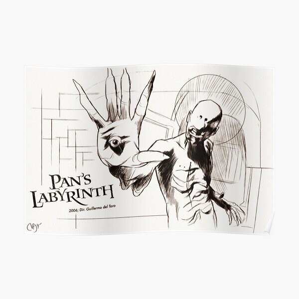 "Pan's Labyrinth, El Laberinto Del Fauno" Poster for Sale by Nathan ...