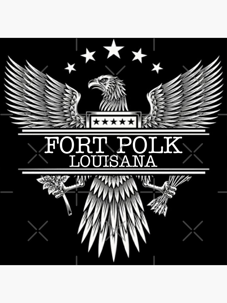 "Fort Polk Louisiana military base" Sticker for Sale by HappyGeckos ...