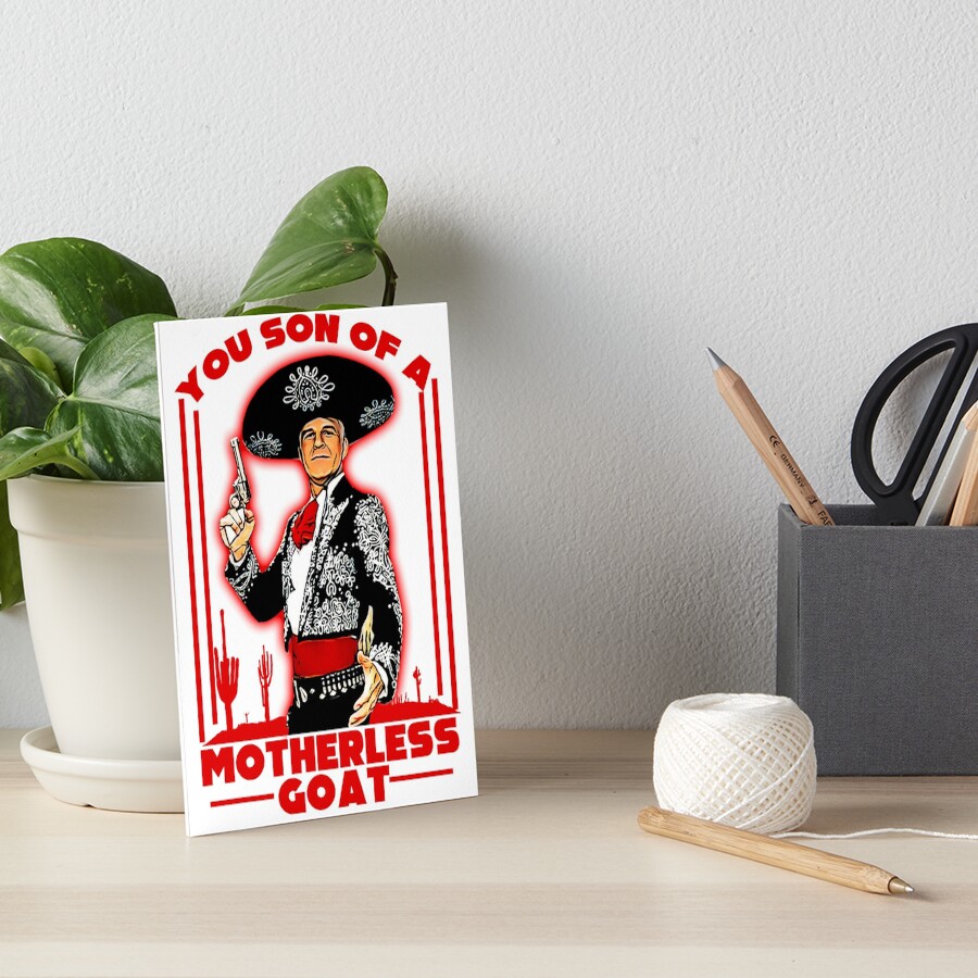 Son Of A Motherless Goat Art Board Print For Sale By Jtk667 Redbubble