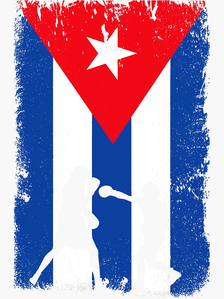 "Cuban Boxing Cuba Flag Martial Art" Sticker for Sale by NeverLoseSF ...