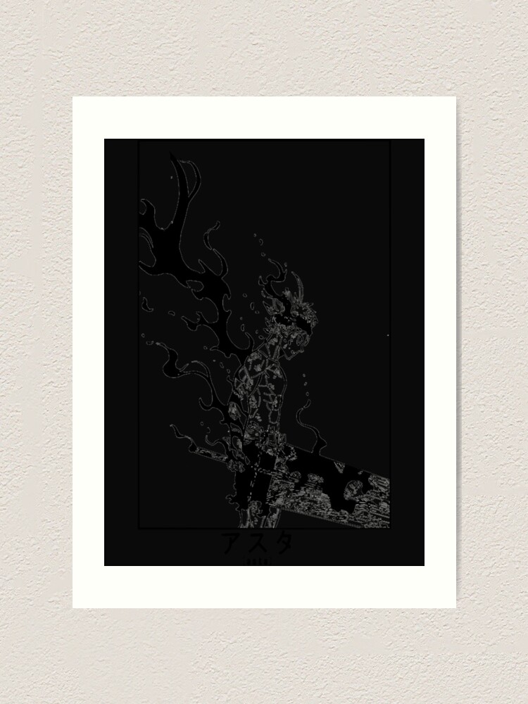 "Asta Demon Form Black Clover Classic" Art Print for Sale by ...