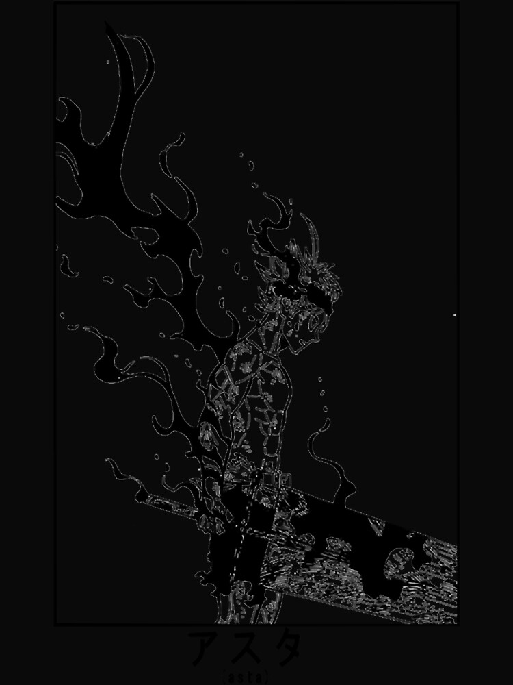 "Asta Demon Form Black Clover Classic" Poster by WilliamsMich | Redbubble