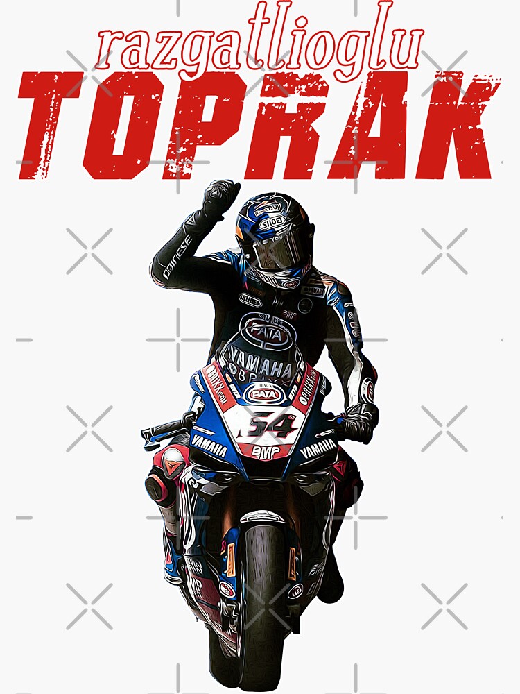 "Toprak Razgatlioglu Artwork" Sticker by KiaanFry | Redbubble