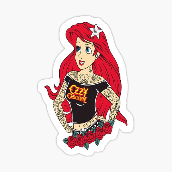 "Rose Punk" Sticker for Sale by Seymourduncanx | Redbubble