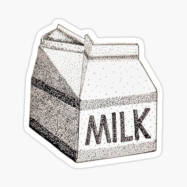"Milk Carton" Sticker for Sale by PepeMarcellino | Redbubble