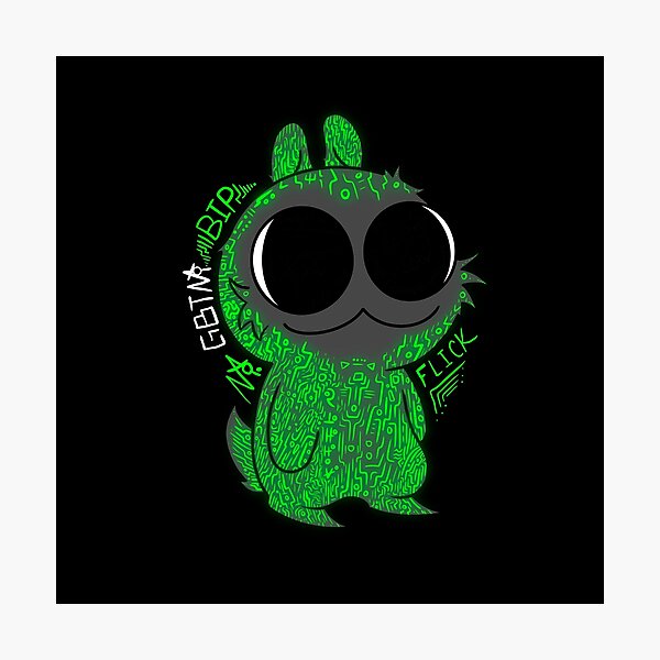 "Drawcember 12 of 31 - Electronic Bip" Photographic Print by GibThom ...