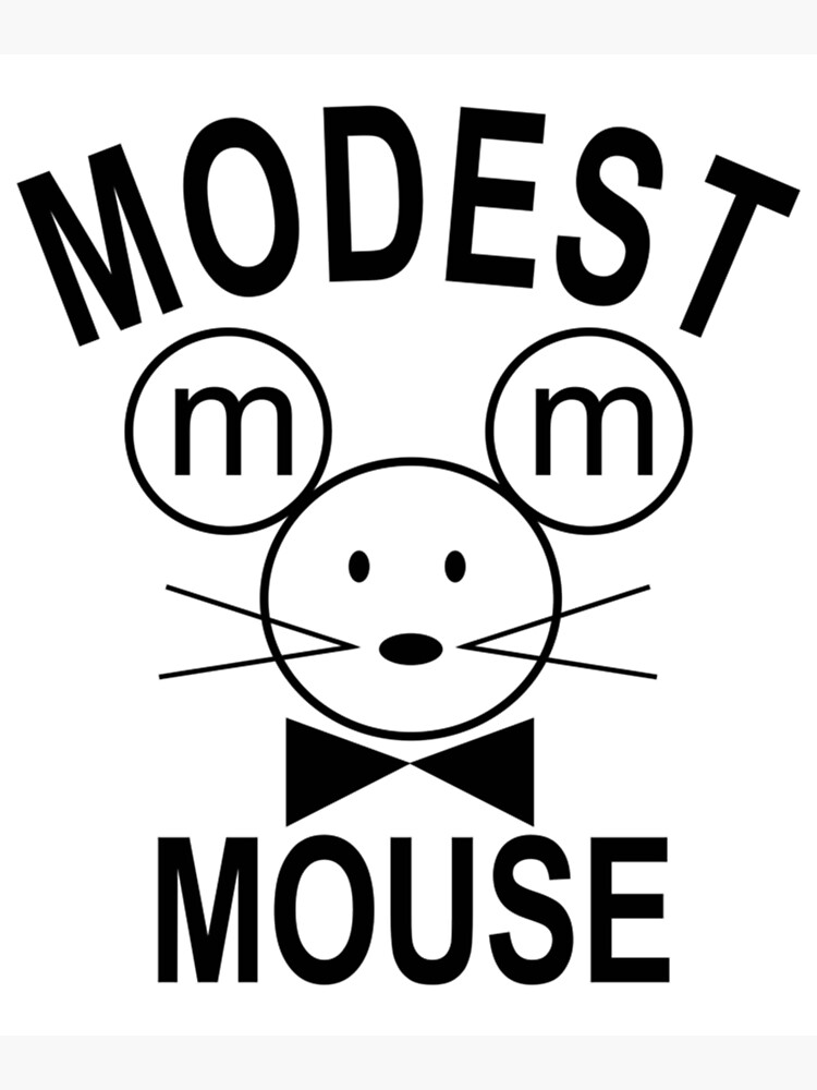 Modest Mouse Logo American Indie Rock Band Logo Modest Mouse Poster